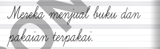 Tulisan Berangkai : Cara Membuat tulisan dan Contoh - Info Pelajar