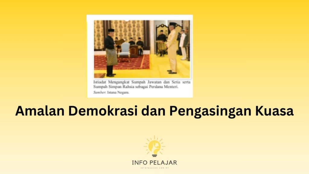 Amalan Demokrasi dan Pengasingan Kuasa - Info Pelajar