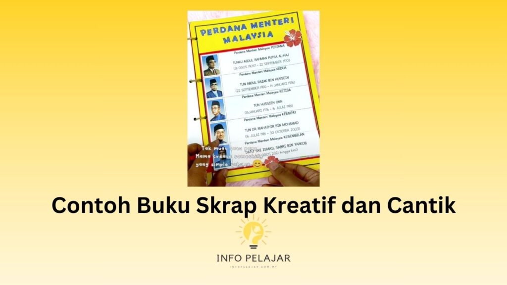 Buku Skrap: Contoh dan Tips Membuat Buku Skrap Kreatif - Info Pelajar