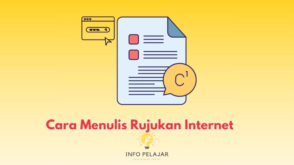 Cara Menulis Rujukan Internet dengan Betul - Info Pelajar