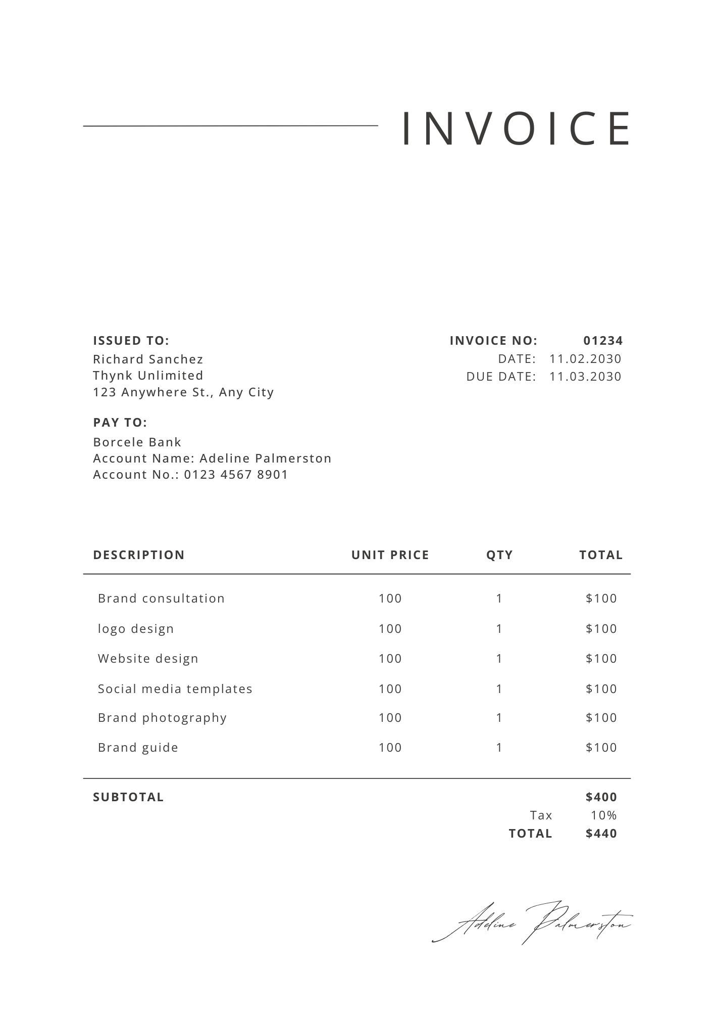 Invoice: Contoh dan Cara Membuat Dengan Mudah - Info Pelajar